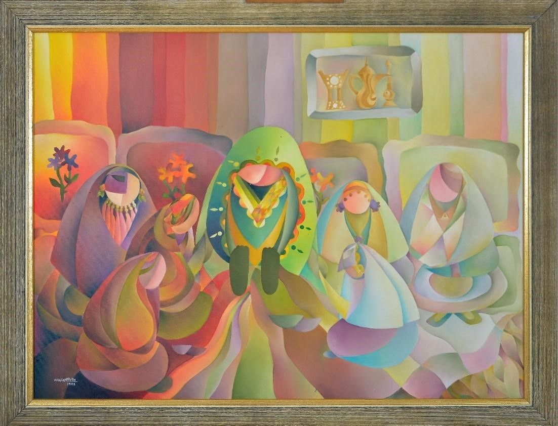 Wafa Al-Hamad: A Pioneer of Modern Qatari Art between Abstraction and ...